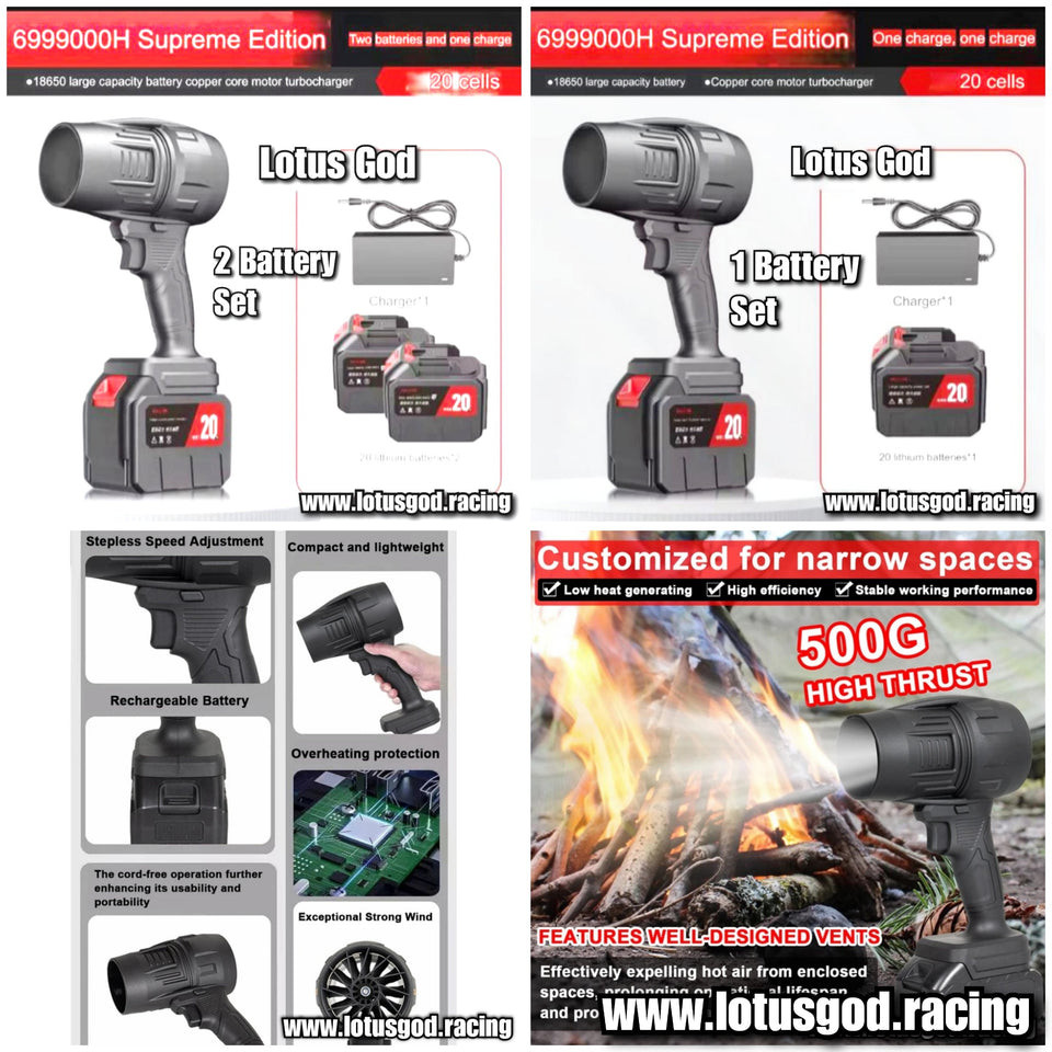 Portable Wireless Handheld High Power Jet Fan 500g High Super Turbo ...