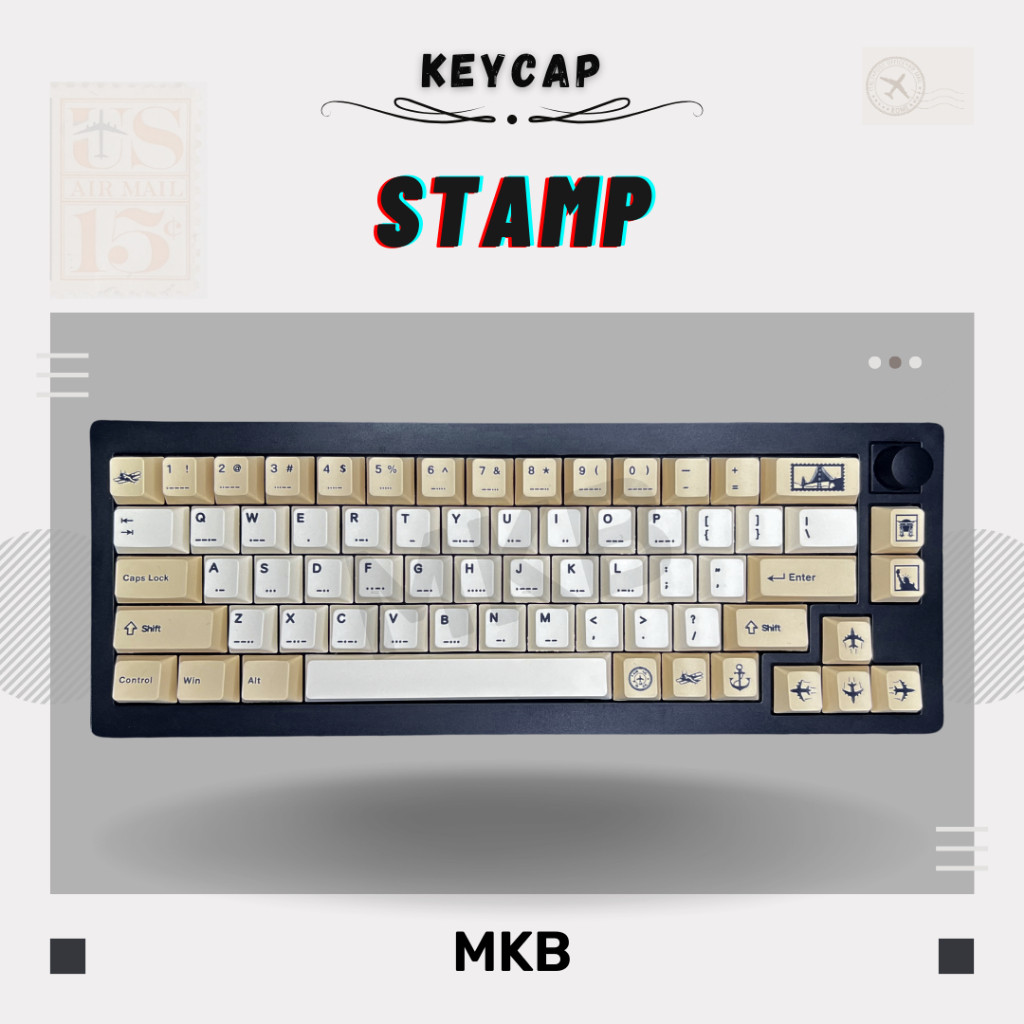 [READY STOCK] Stamp PBT Dye-Sublimation Cherry Profile Keycap Set for ...