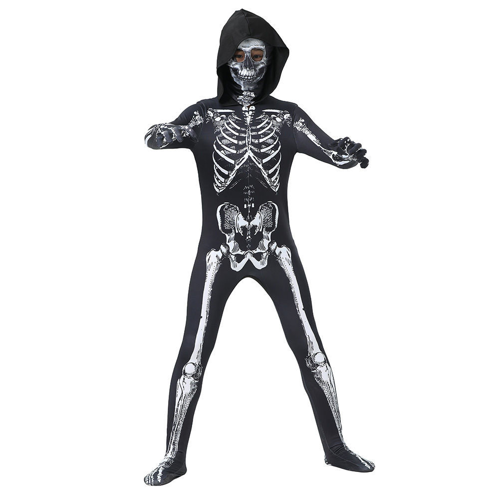 Halloween Skeleton Skeleton Tight Clothes Children Carnival Party ...