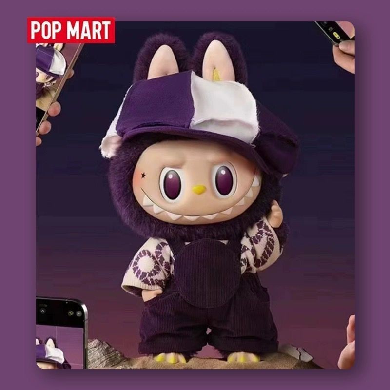 P POPMART Milan Fashion Weekly Joint Model labubu Vinyl Plush Luxury ...