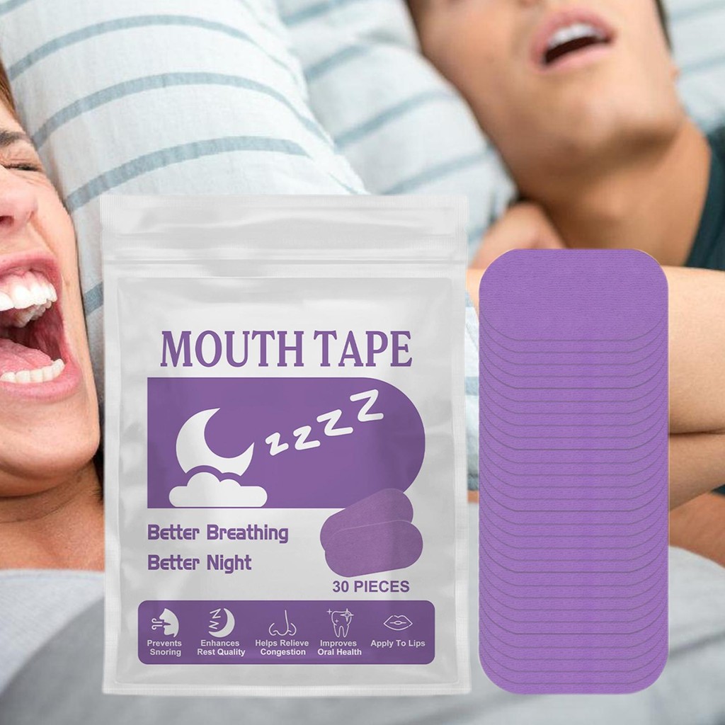 Anti Snoring Sleep Patch 30X Snore Reducing Strips Nose Breathing ...
