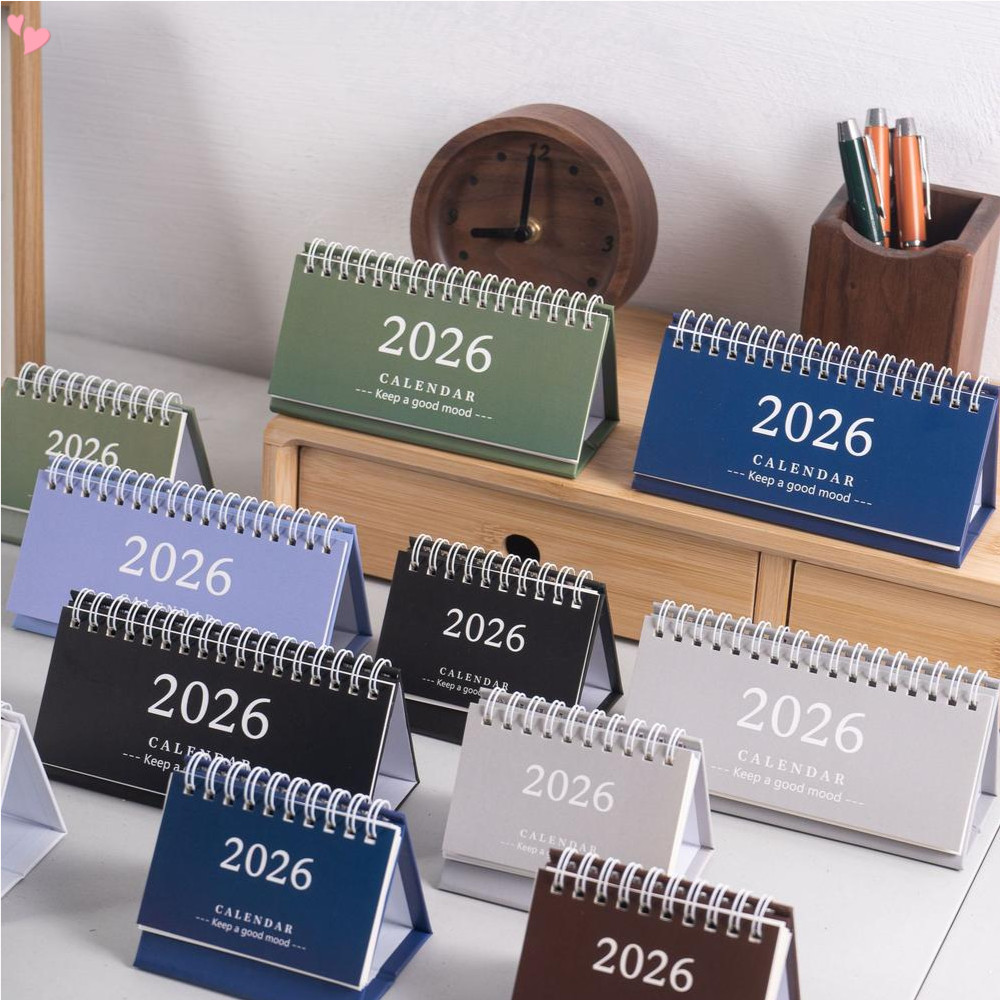 Desk Calendar 2025, Standing Flip Small Desk Calendar- July 2025 to Dec ...