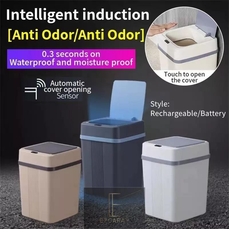 Ezcaray Automatic Smart Dustbin - 12L Mini Bin with Induction Switch ...