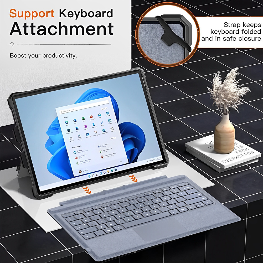 Case for Microsoft Surface Pro 6/Pro 5/Pro 4 Rugged Cover Case for ...