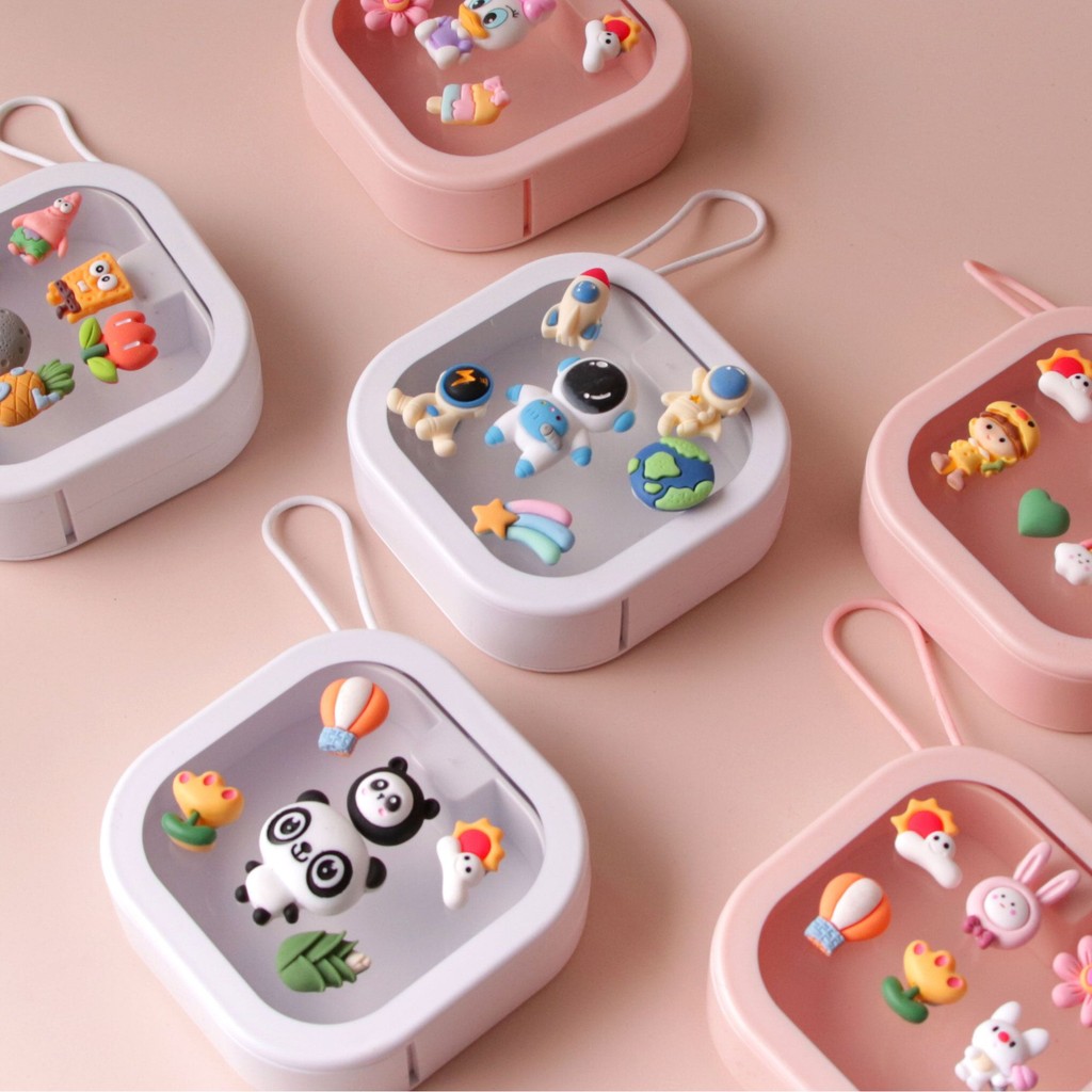 Brace Storage Box Cartoon Braces Box Invisible Orthodontic Holder ...