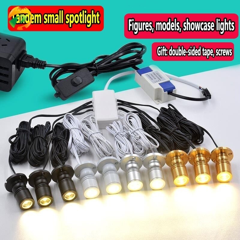 1W mini surface mounted small spotlight light emitting diode jewelry ...