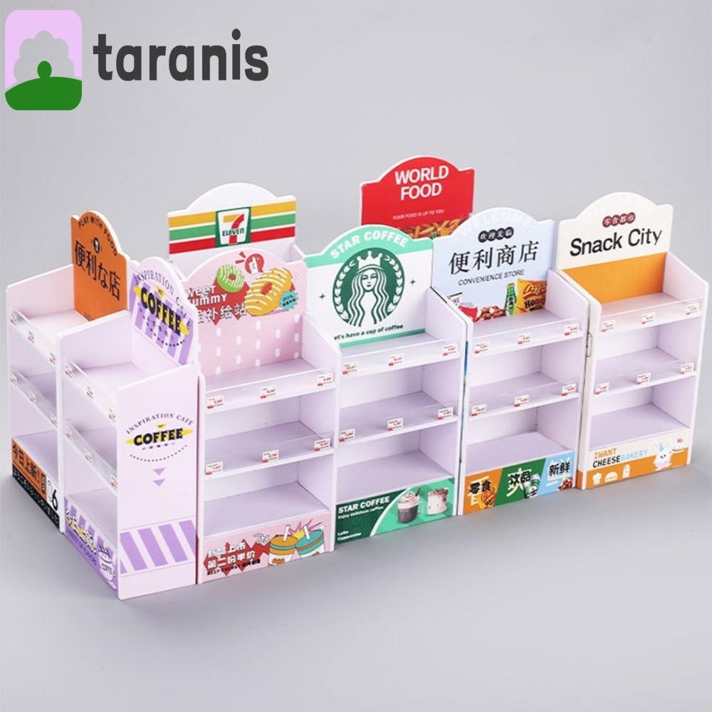 TARANIS Doll Mini Snack Shelf, Cartoon Miniature Furniture Simulated ...
