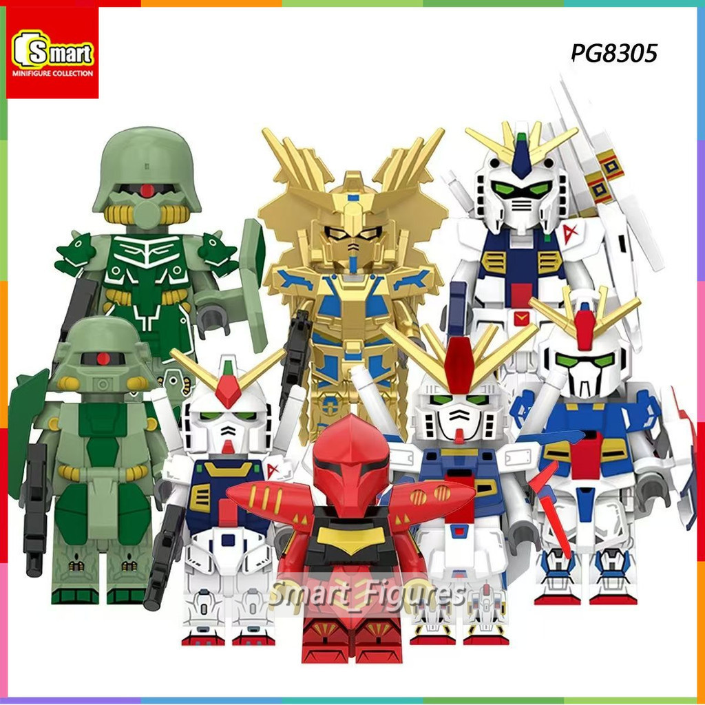 Gundam Series Minifigure Phenex Geara Zulu Qubeley Enhanced Z V Gundam ...