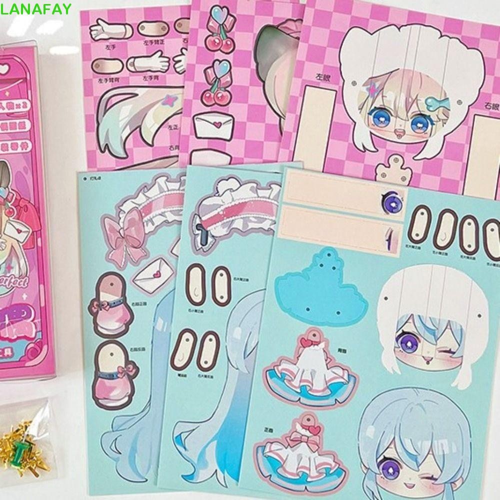 LANAFAY 3D Paper Puppet Toys, Movable Paper DIY Paper Puppet Toy ...