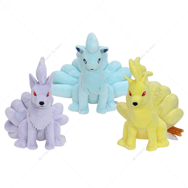Pokémon Plush Toy Ninetales Alolan Ninetales Shiny Ninetales Cute Soft ...