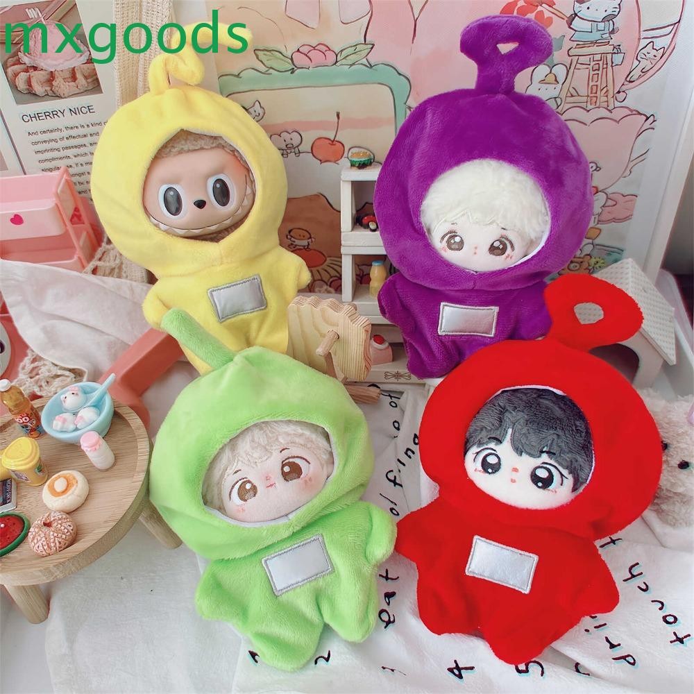 MXGOODS Labubu Time Clothes, Teletubbies Jumpsuit 15cm Cotton Doll's ...