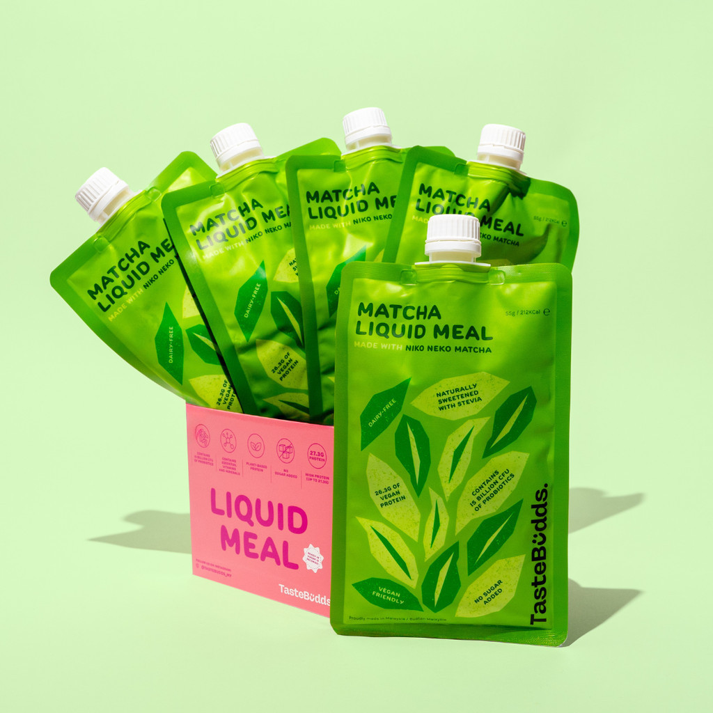 TasteBudds Matcha Liquid Meal | Made with Niko Neko YURI Matcha | High ...