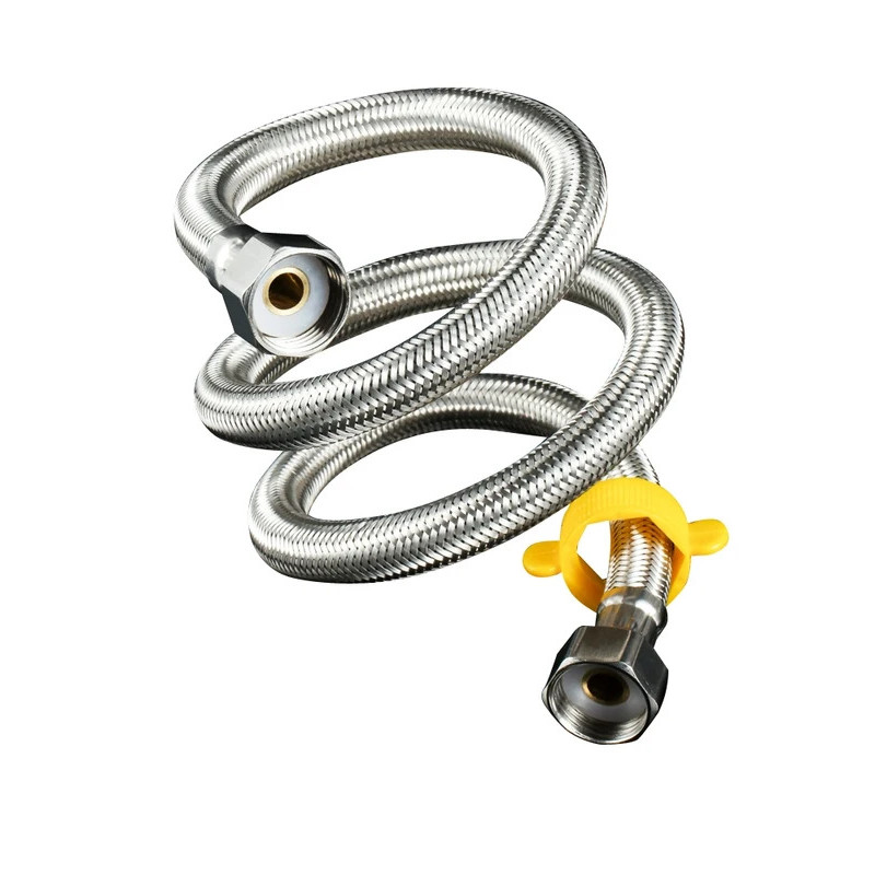 304 Stainless Steel Braided High-Pressure Water Inlet Hose, Explosion ...