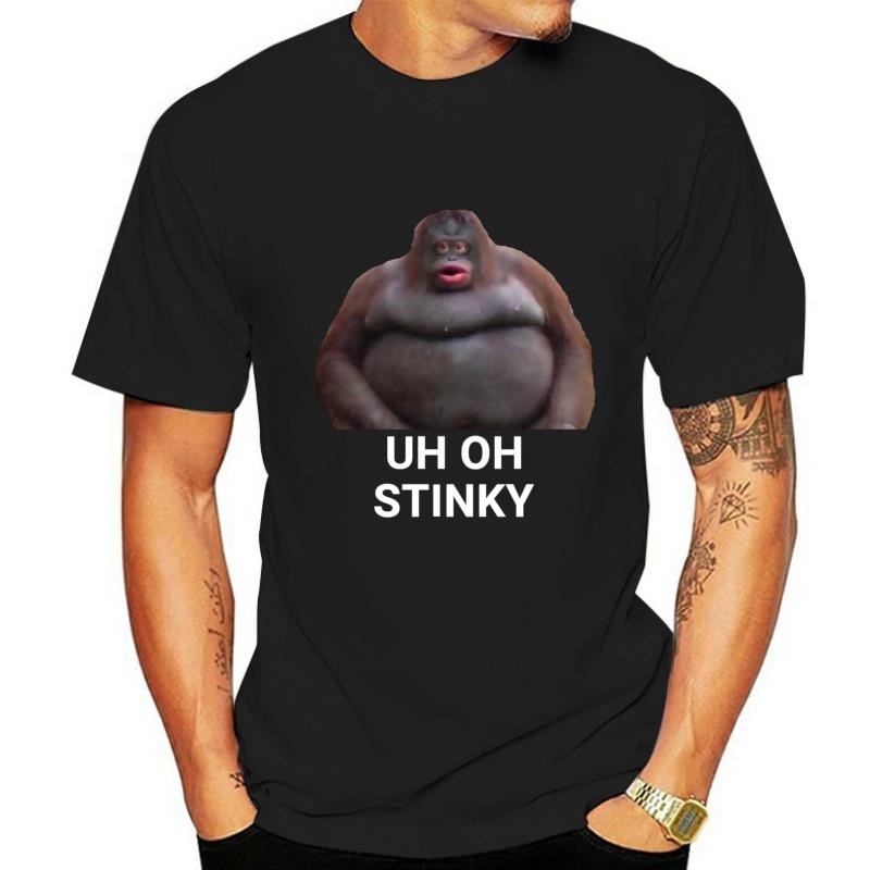 Uh Oh Stinky Poop Dank Memes Le Monke T Shirt | Shopee Singapore