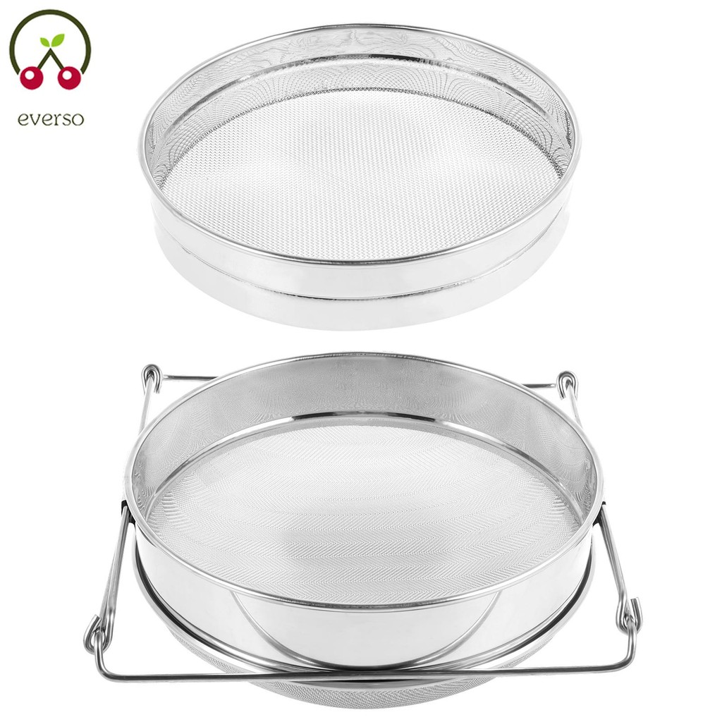 Double Sieve Honey Strainer with Extendable Arms Stainless Steel Honey ...