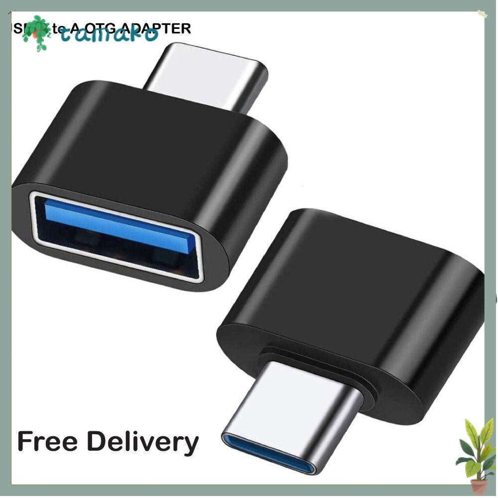 TAMAKO Type C USB Male Adapter, USB 2.0 Black Type C to USB Adapter ...