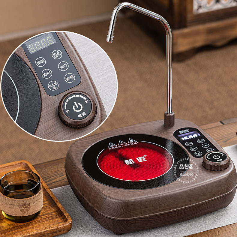 Automatic Water Feeding High-End Tea Maker Set Electrothermal Furnace ...