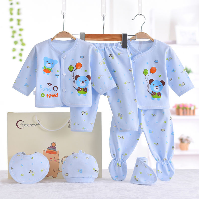 Newborn Gift Box Baby Clothes Pure Cotton Suit 0 to 3 Months Full Month ...