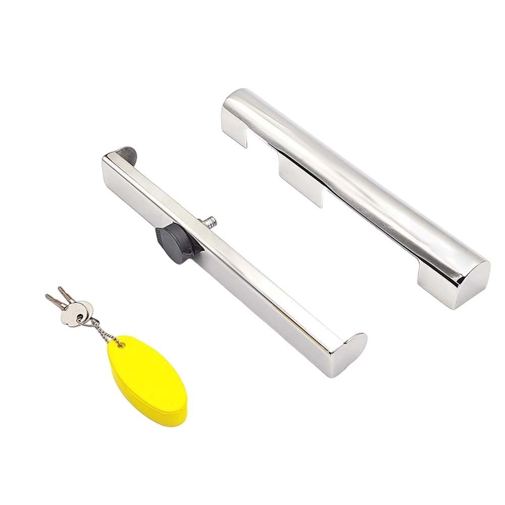 Stainless Steel Outboard Motor Lock With Float Key Heavy Duty Boat ...