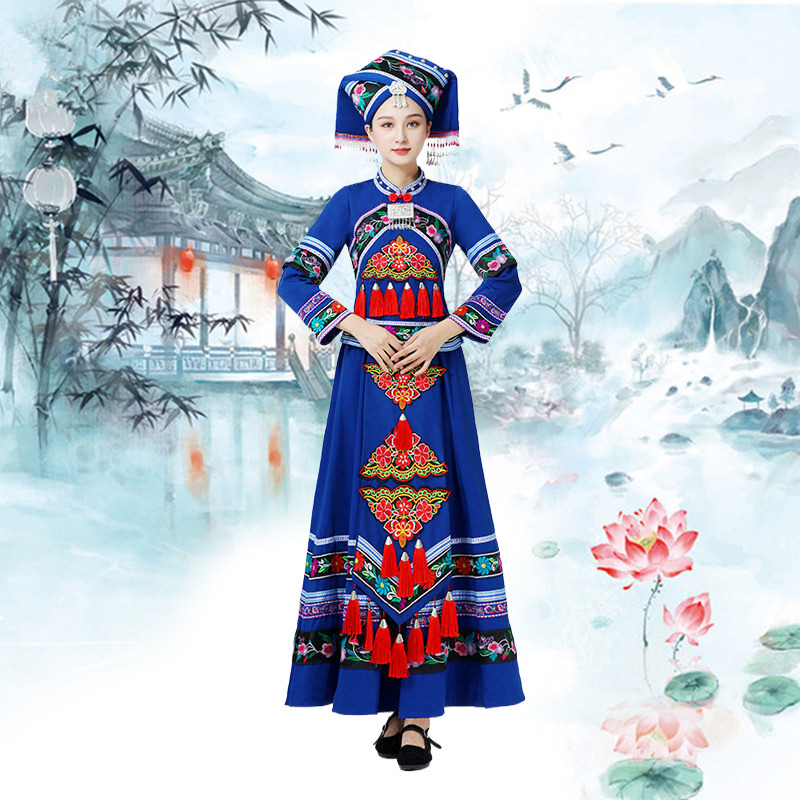 Asian Traditional Costume Vietnam Cambodia Thailand Myanmar Laos ...