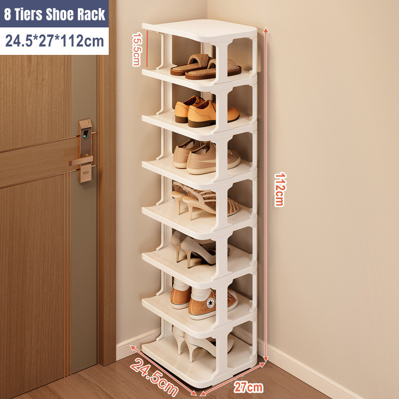 [SG LOCAL STOCK]8 Tier Shoe Rack for HDB BTO Indoor Outdoor Plastic ...