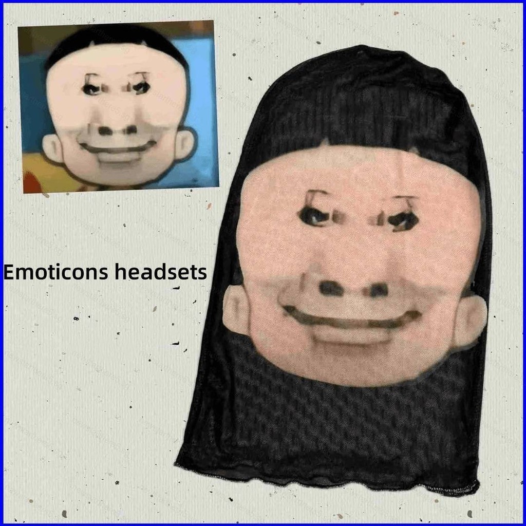 new5 Emojis all face Funny Face Dress Spoof Star balaclava Mask ...