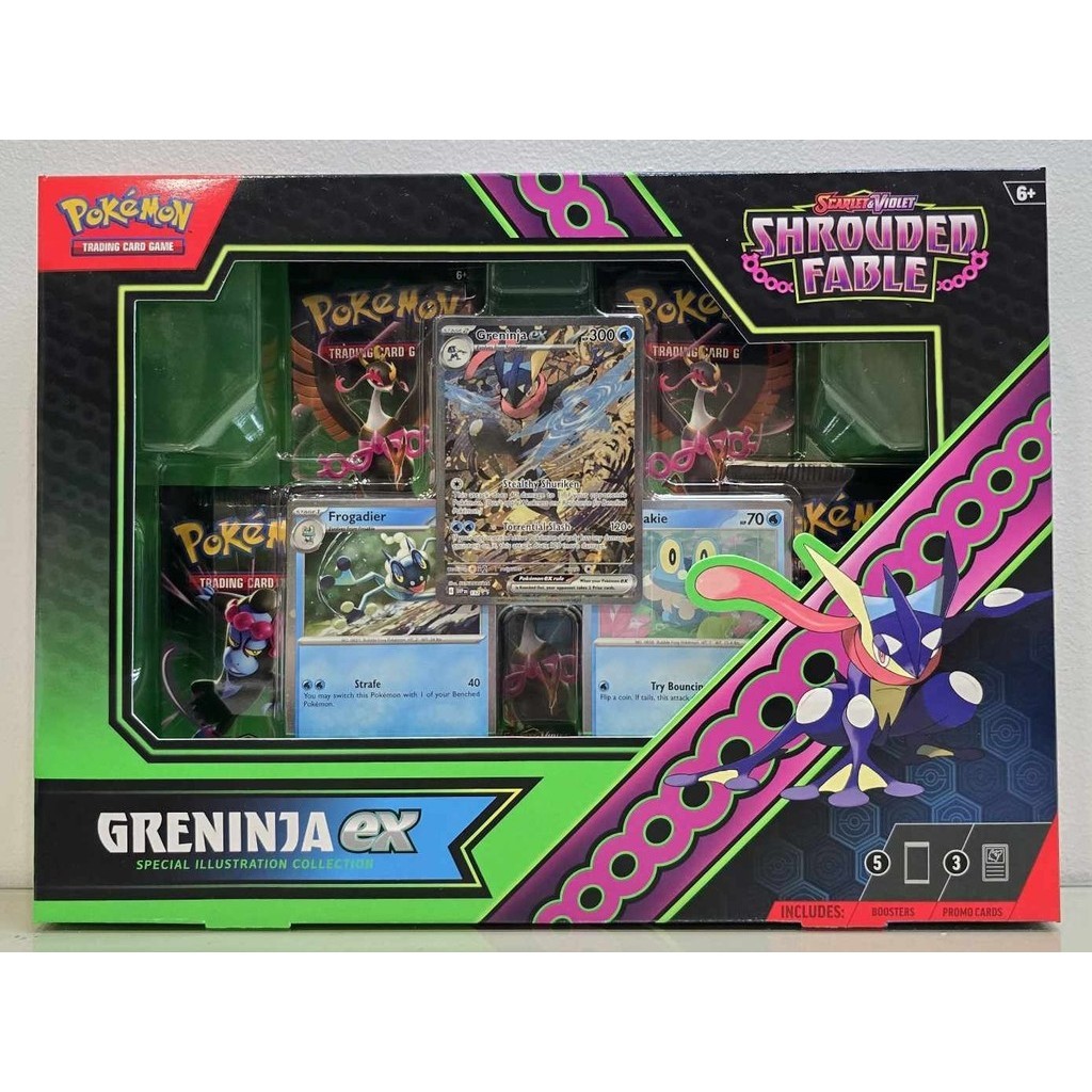 Pokemon TCG Scarlet & Violet Shrouded Fable Greninja ex Special ...