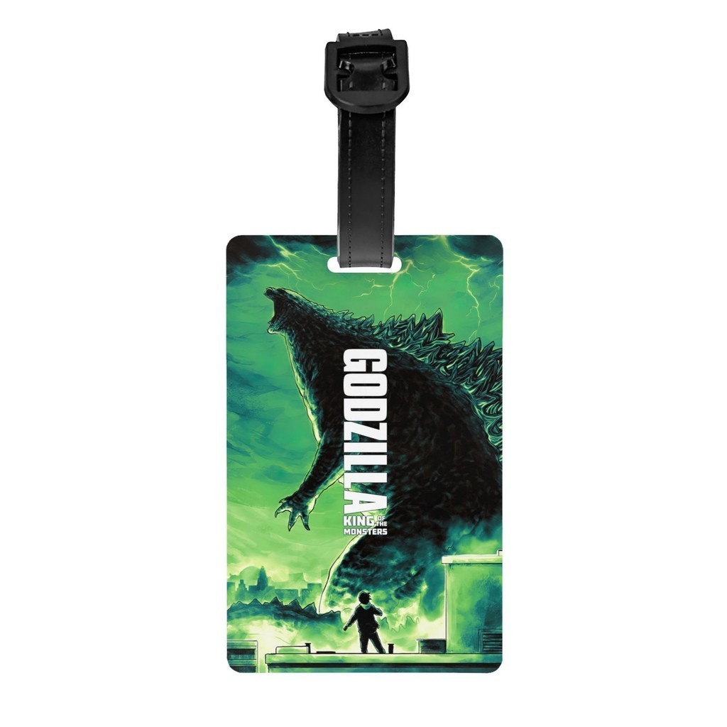 Godzilla Luggage Tag Suitcase Name ID Card Labels Identifiers PVC ...