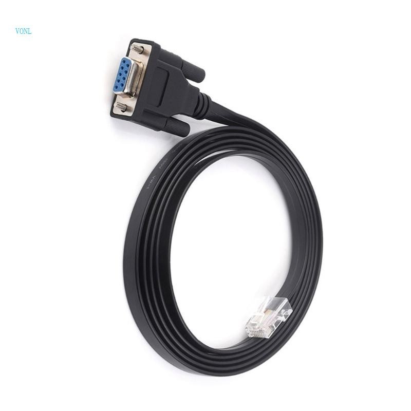 Vonl Professional RS232 to RJ45 Console Cable RS232 DB9P Female to RJ45 ...