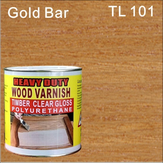 TL101 GOLD BAR ?HEAVY DUTY? 1L ( GLOSS TIMBER VARNISH POLYURETHANE ...