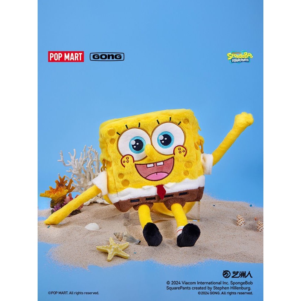 P POPMART POPMART SpongeBob SquarePants Doll Merchandise Plush ...