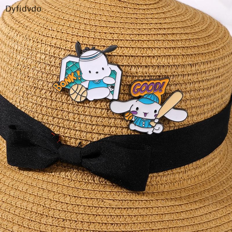 Dyfidvdo Cartoon Sanrio Metal Emblem Kawaii Hello Kitty Kuromi Brooch ...