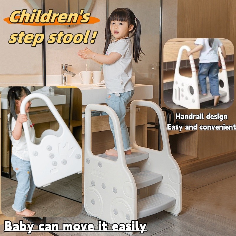 Anakkidsg---Children's washbasin step stool, bathroom wash basin step ...