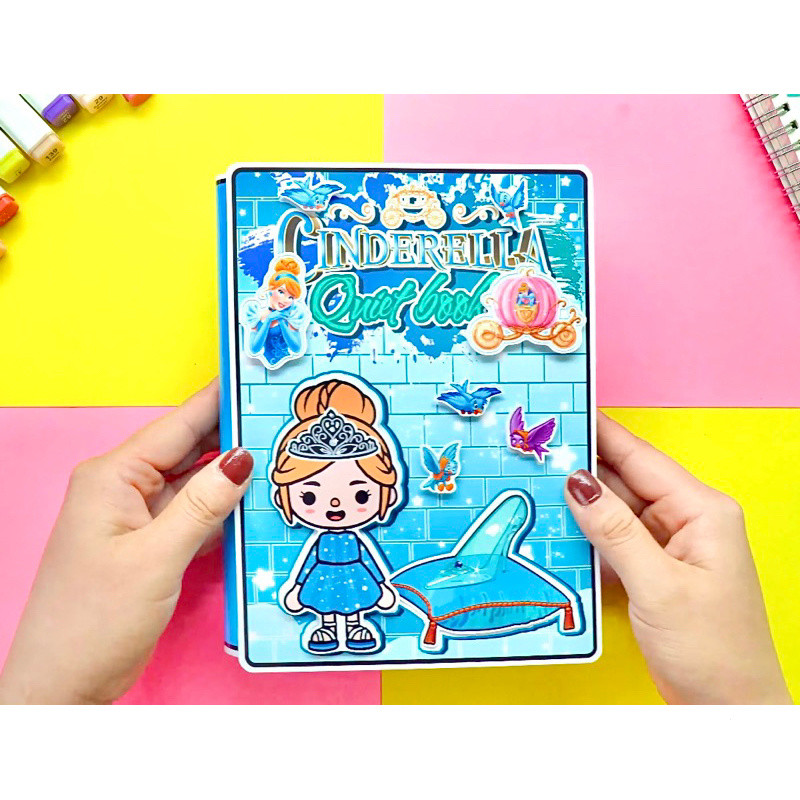 Toca Life worldquiet book Toca bocaprincess Cinderella Castle-paper ...