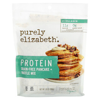 Purely Elizabeth, Protein Grain-Free Pancake + Waffle Mix , 10 oz (283 ...