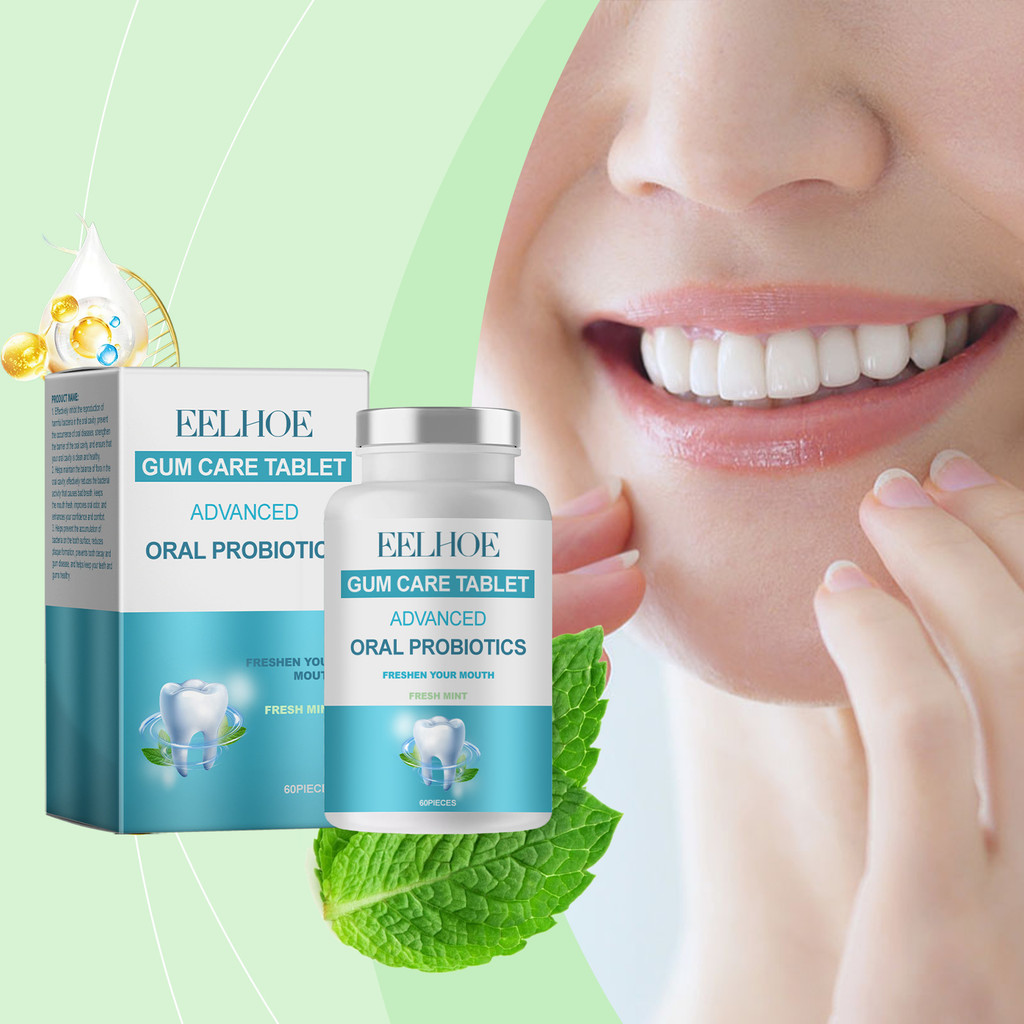 Eelhoe Probiotics Oral Mouthwash Tablets Solid Toothpaste Tablets ...