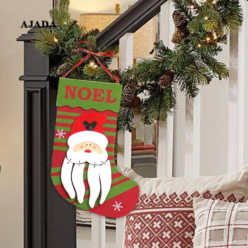 [ Christmas Stockings Sign Hanging Plaque for Front Door Farmhouse ...