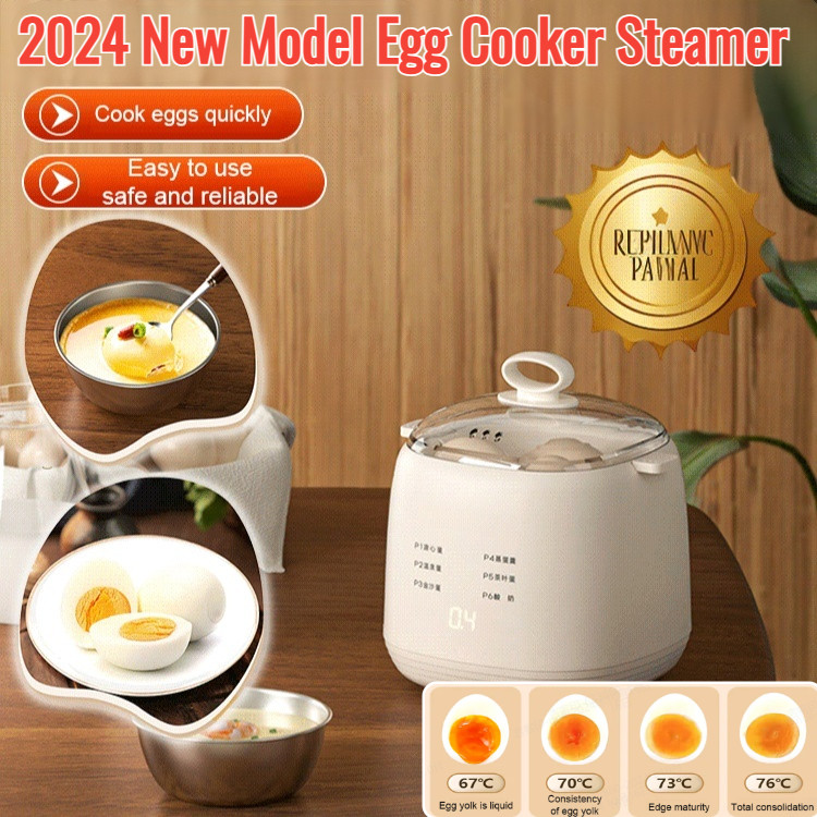 [Quick Cook/Precise Temperature Control] 2024 New Model Egg Cooker ...