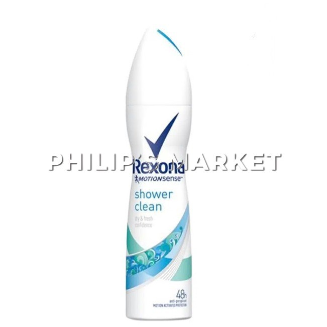 Rexona Women Shower Clean AntiPerspirant Deodorant Spray (150 ml) | Shopee Singapore