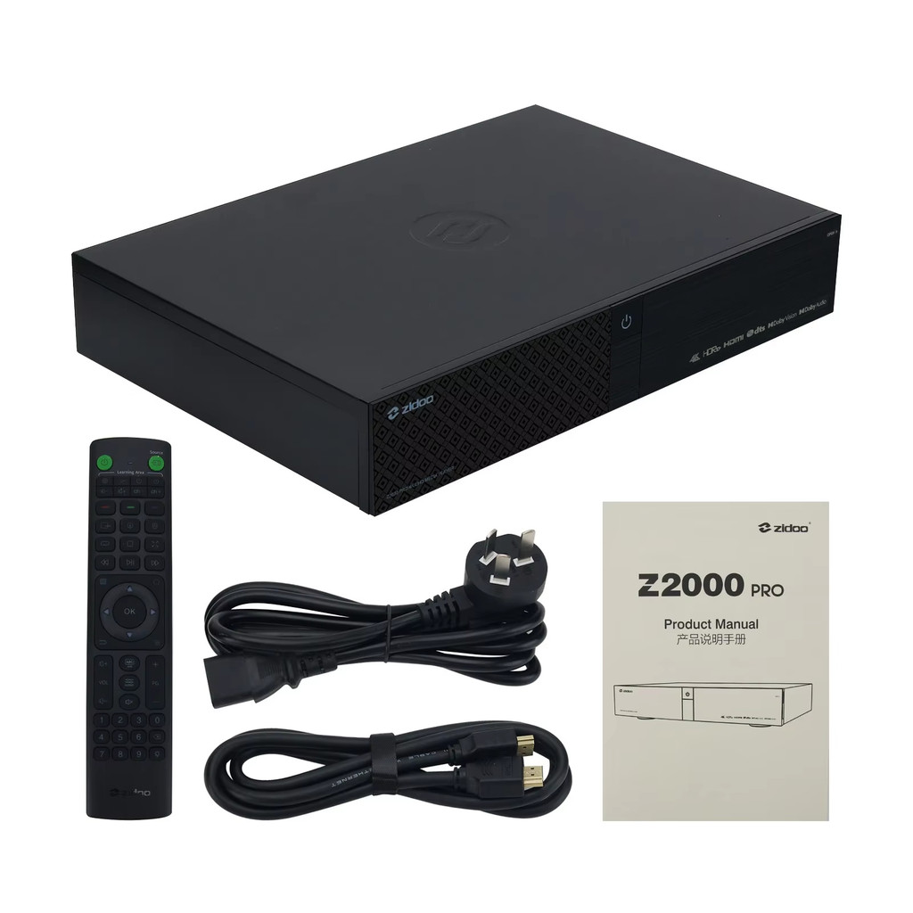 ZIDOO Z2000 PRO 4K UHD Media Player 64Bit High Performance Processor Support WiFi and Bluetooth ...