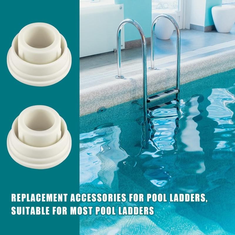 【HBSG】 2Pcs Swimming Pool Ladder Bumpers Caps Rubber Pool Ladder End ...