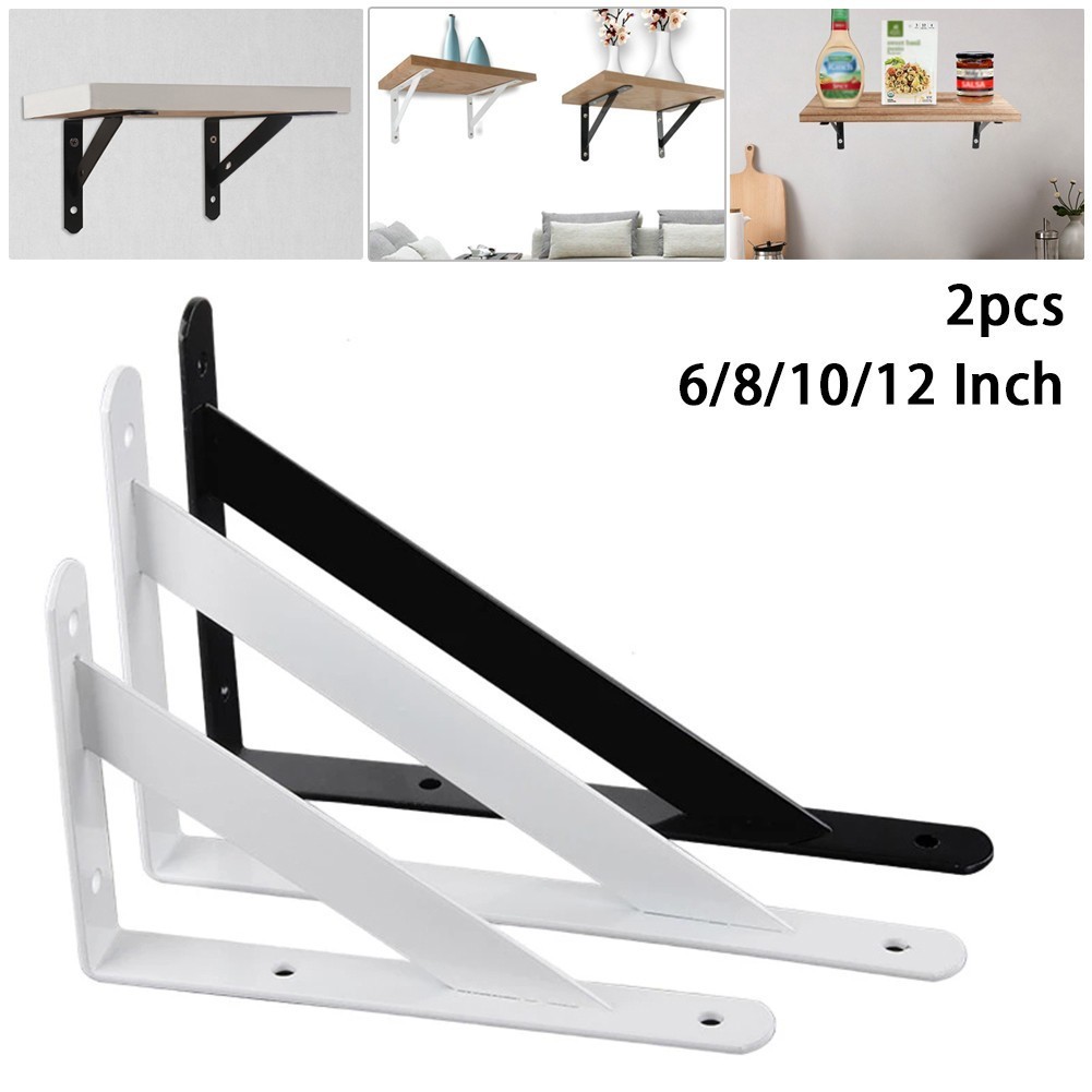 Shelf Brackets Kitchen Shelf L Shape Metal Right Angle Thickened ...