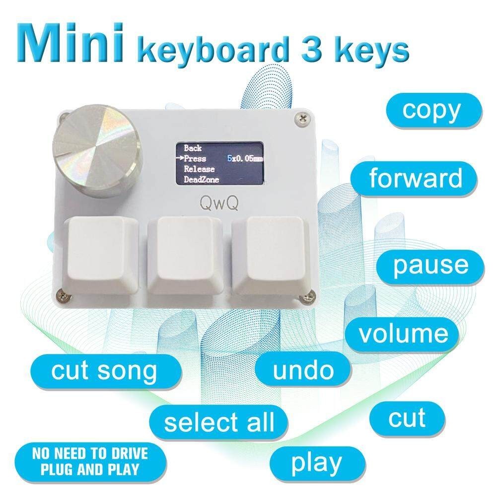 SayoDevice O3C OSU Rapid Trigger Keypad Macro Mechanical Keyboard IPS ...