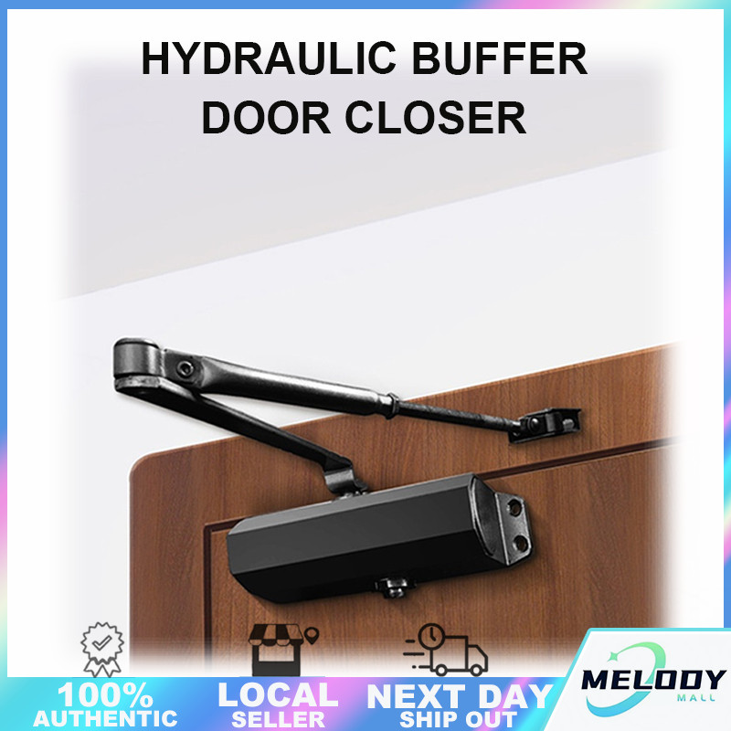 ⭐SG Stock⭐Hydraulic Buffer Door Closer 25KG to 80KG Adjustable Speed ...