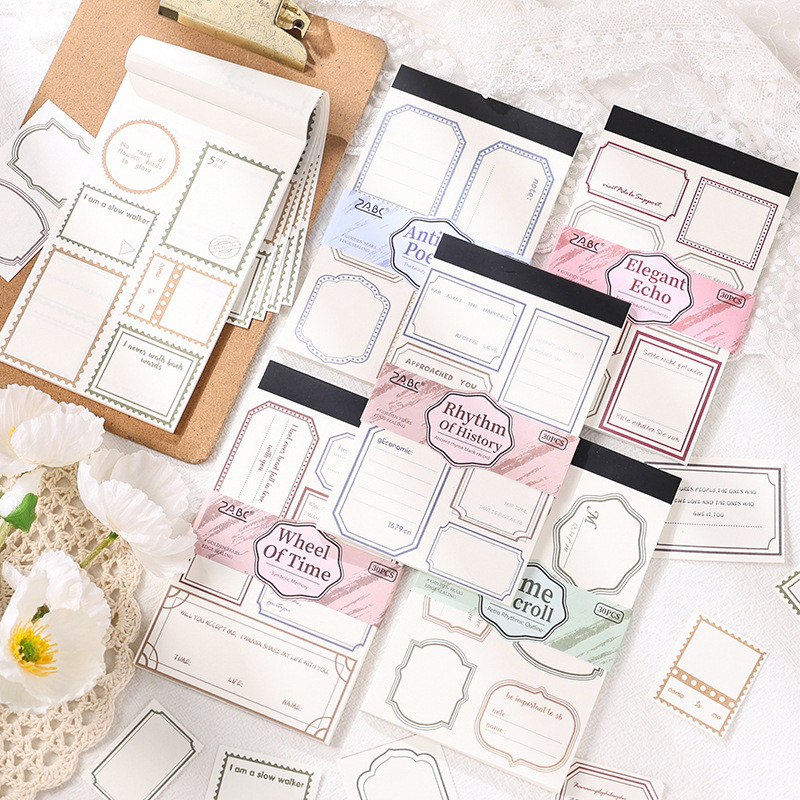 QOUZMO 30pcs/pack vintage junk journaling collage laber papers[Ancient ...
