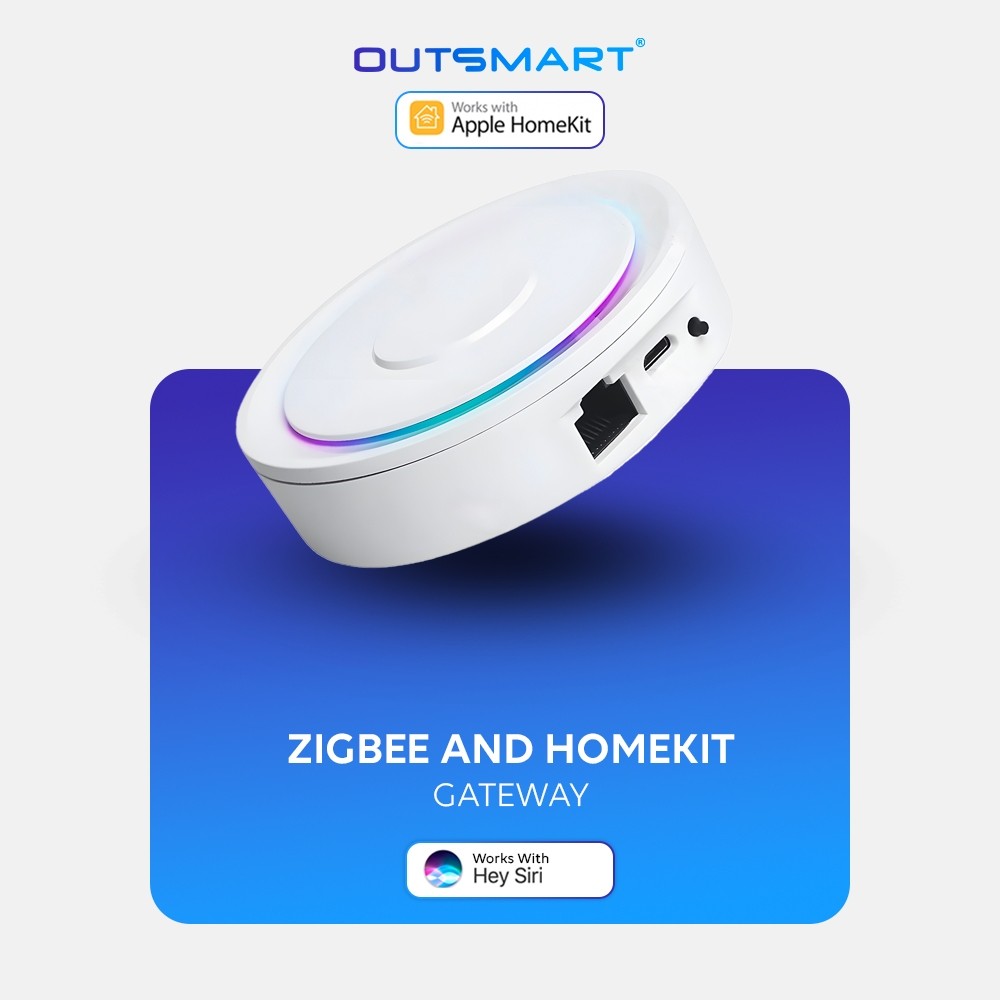 Outsmart® Zigbee HomeKit Gateway Hub | Smart Home Control Hub with ...