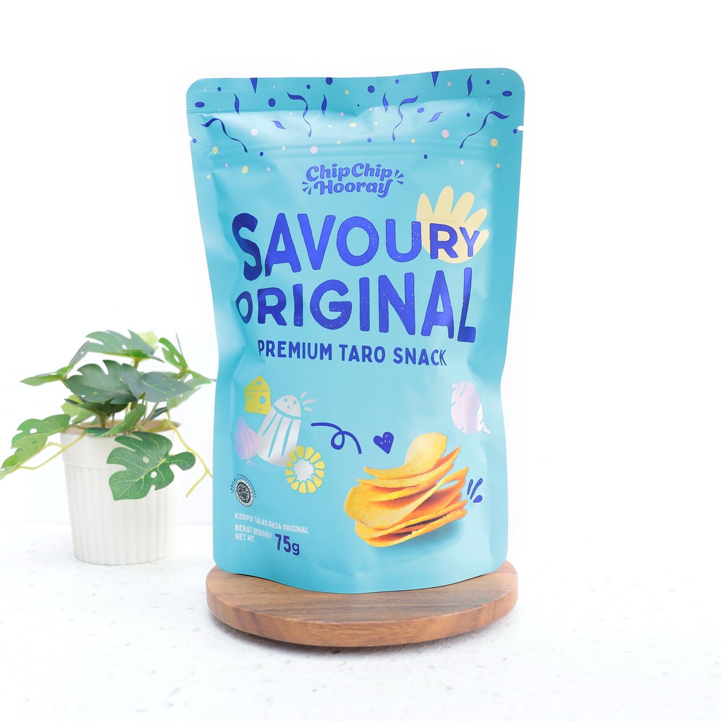 Savoury ORIGINAL Taro Snack Crackers Taro Chips - Hooray Chip Chips ...