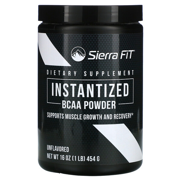 Sierra Fit, Instantized BCAA Powder, Unflavored, 16 oz (454 g) | Shopee ...