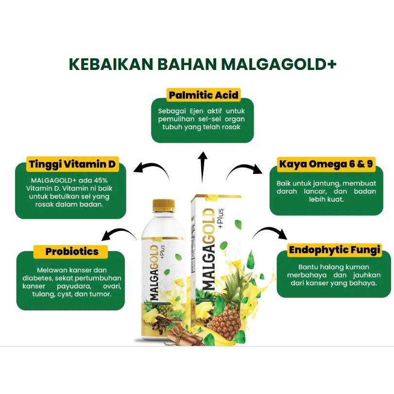 Malgagold plus gaharu 500ml minuman botani hasil kajian saintifik untuk penjagaan kesihatan ...