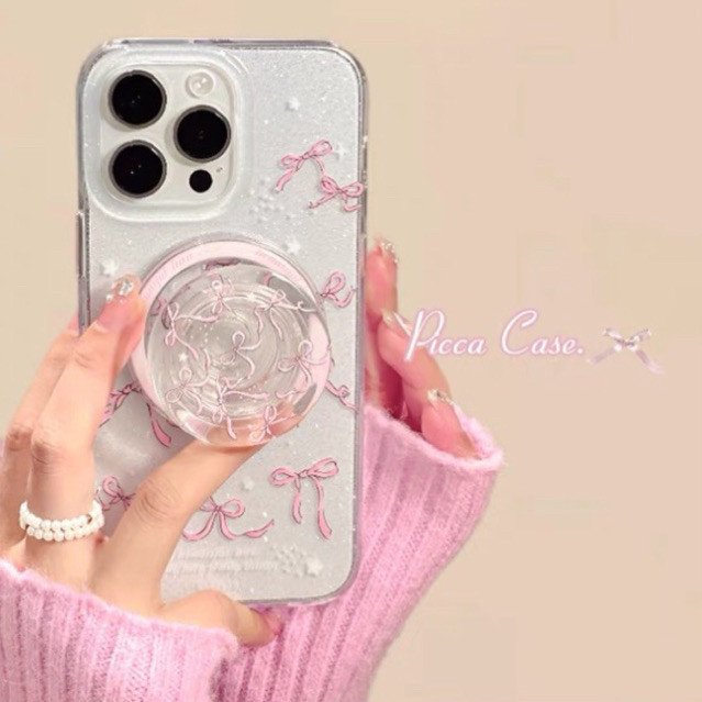 Korean RIBBON POP SOCKET STANDING PHONE / POP SOCKET FOR IPHONE ...